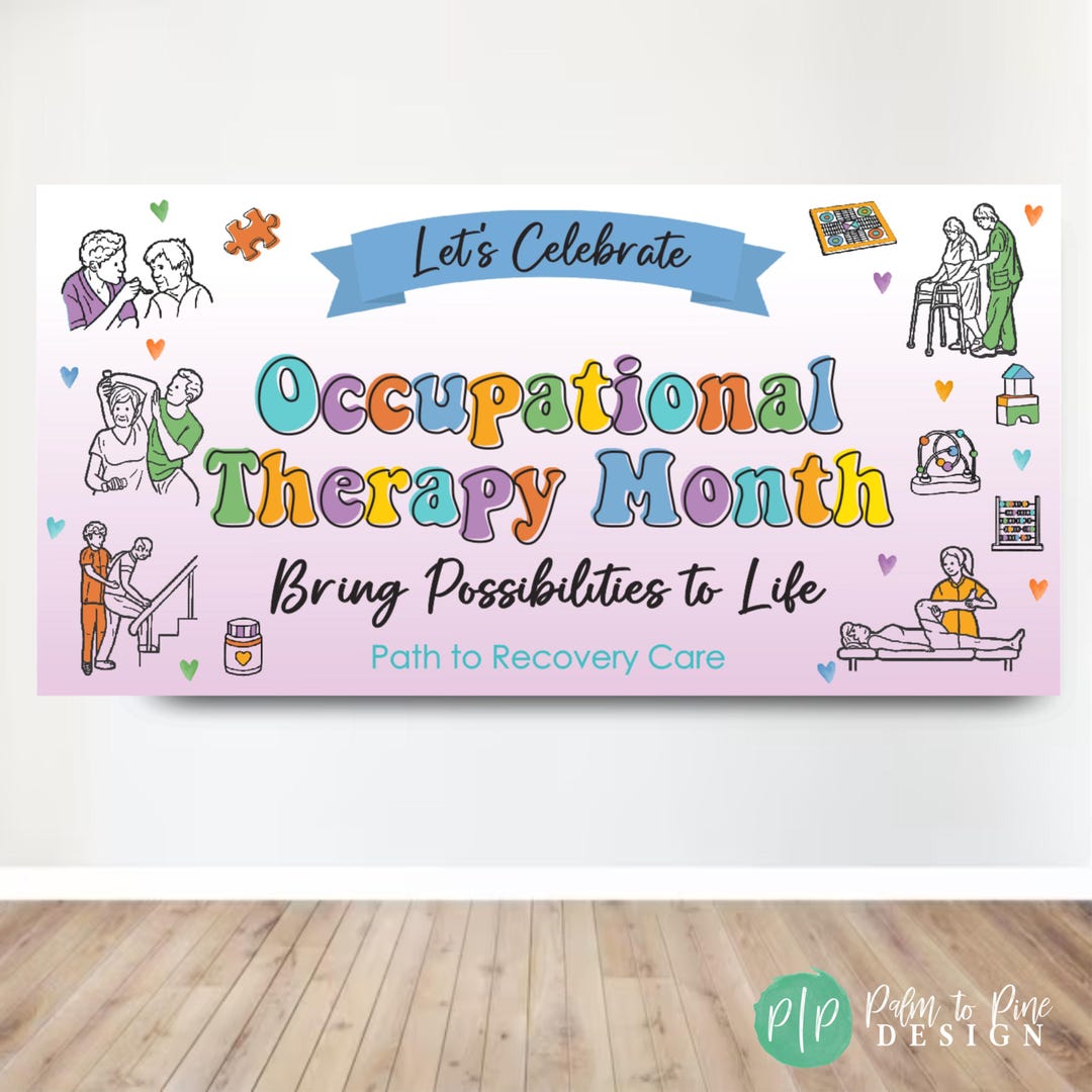 Occupational Therapy Month Appreciation Banner, Personalized ...