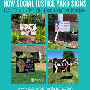 Bureaucracy Yard Sign, Social Justice, Human Rights, No Kings Protest ...