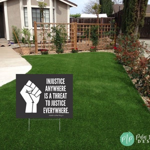 Black Lives Matter Yard Sign, Black Lifes Matter Sign for Yard, BLM ...
