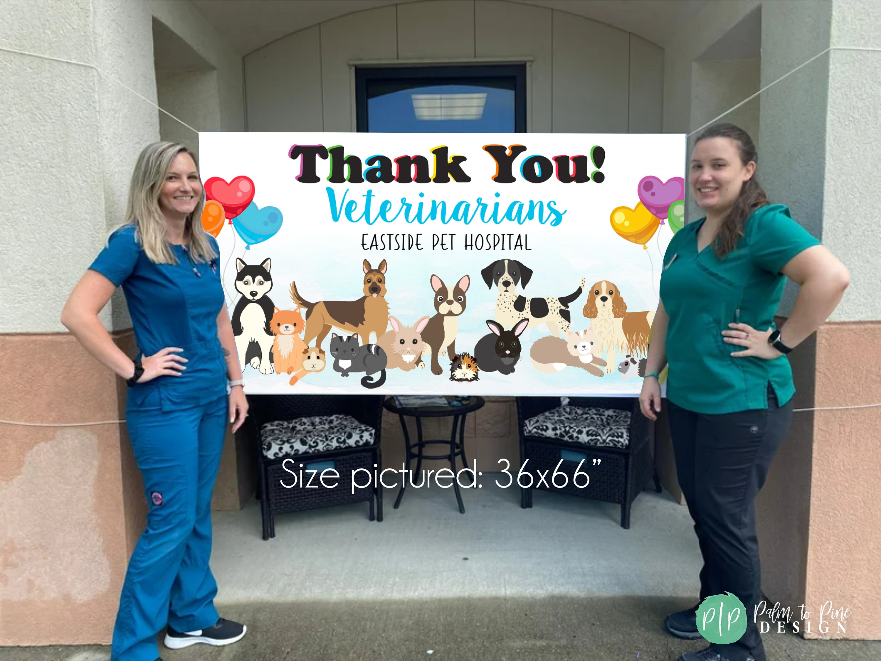 Veterinary Appreciation Week Banner, Personalized Veterinarian Staff ...