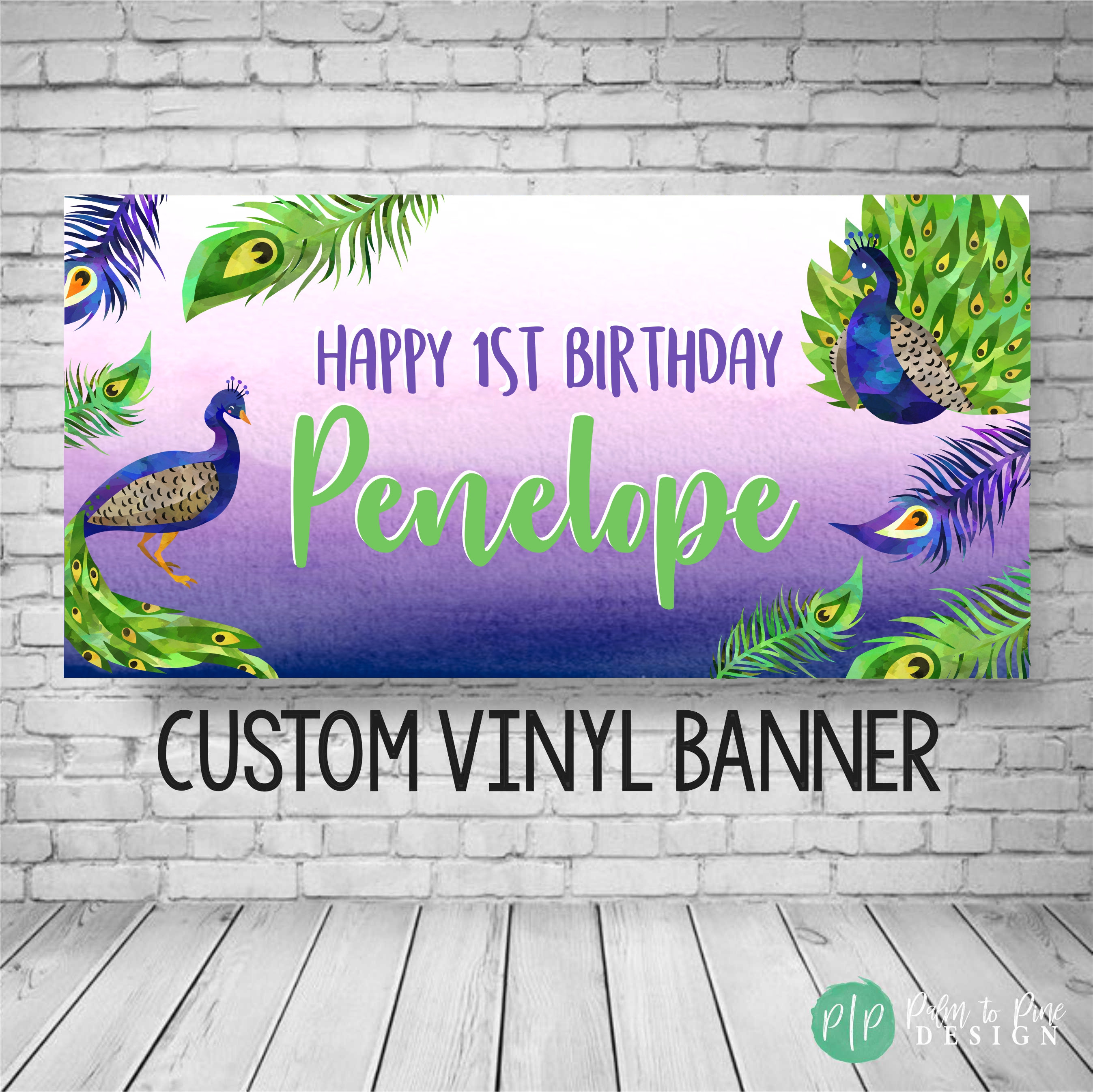 Peacock Birthday Theme