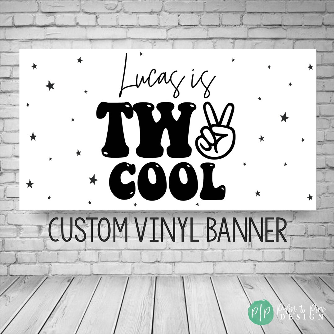Two Cool Birthday Decor, Two Cool Banner, 2 Legit Birthday Banner, Two ...