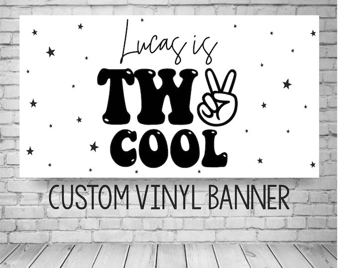 Two Cool Birthday Decor, Two Cool Banner, 2 Legit Birthday Banner, Two ...
