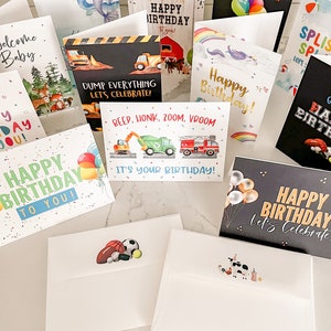Birthday Greeting Card Variety Pack, 12 Birthday Cards for Kids and ...
