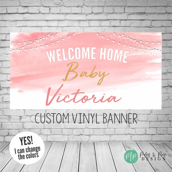 Welcome Home Baby Signs - Etsy