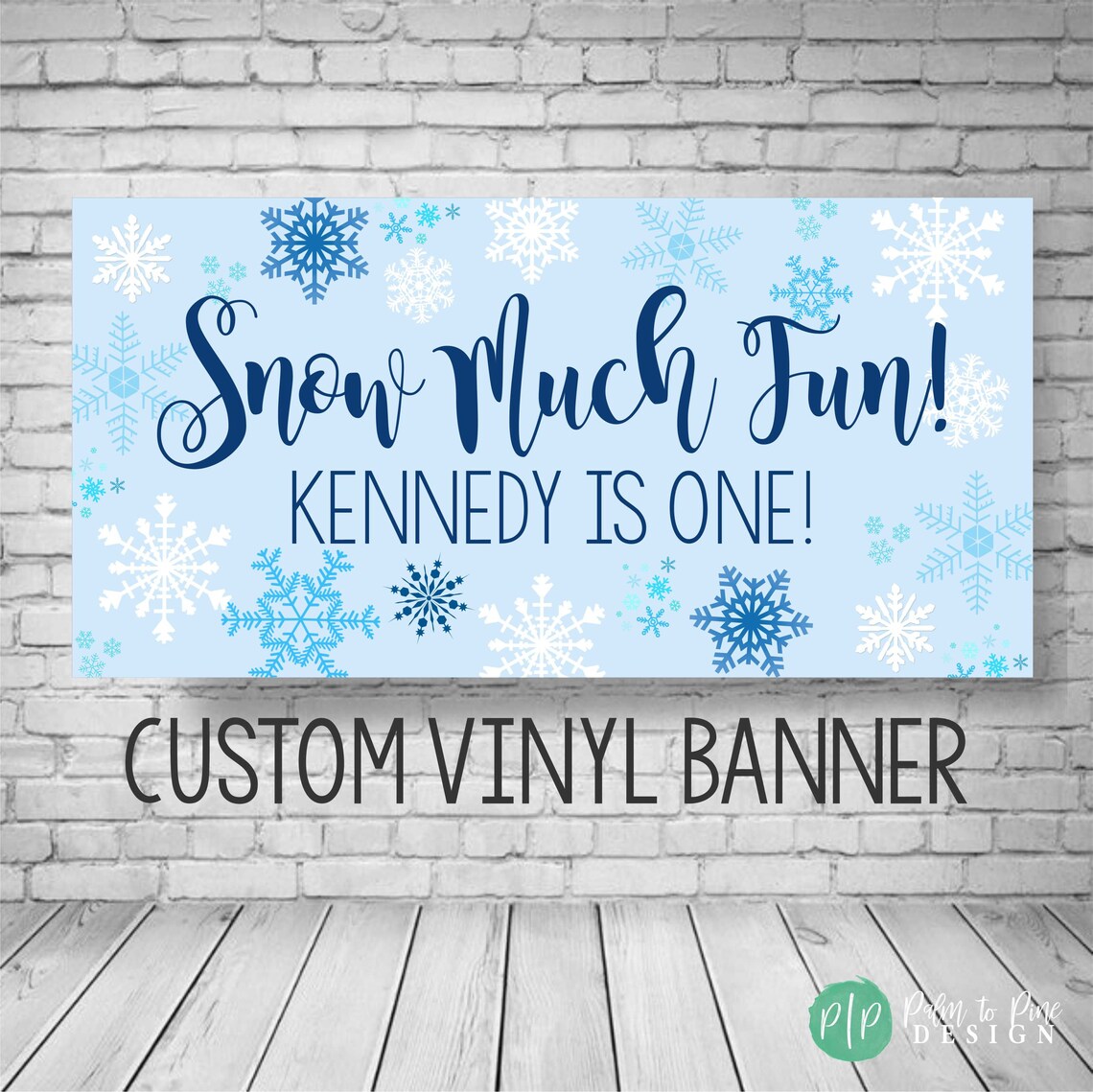 Snow Much Fun Birthday Banner Winter Birthday Party - Etsy