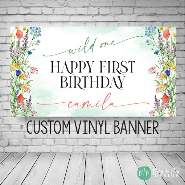 Wild One Banner - Etsy