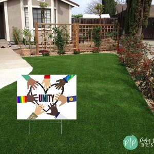 Black Lives Matter Yard Sign, LGBTQ Yard Sign, Human Rights Sign for ...