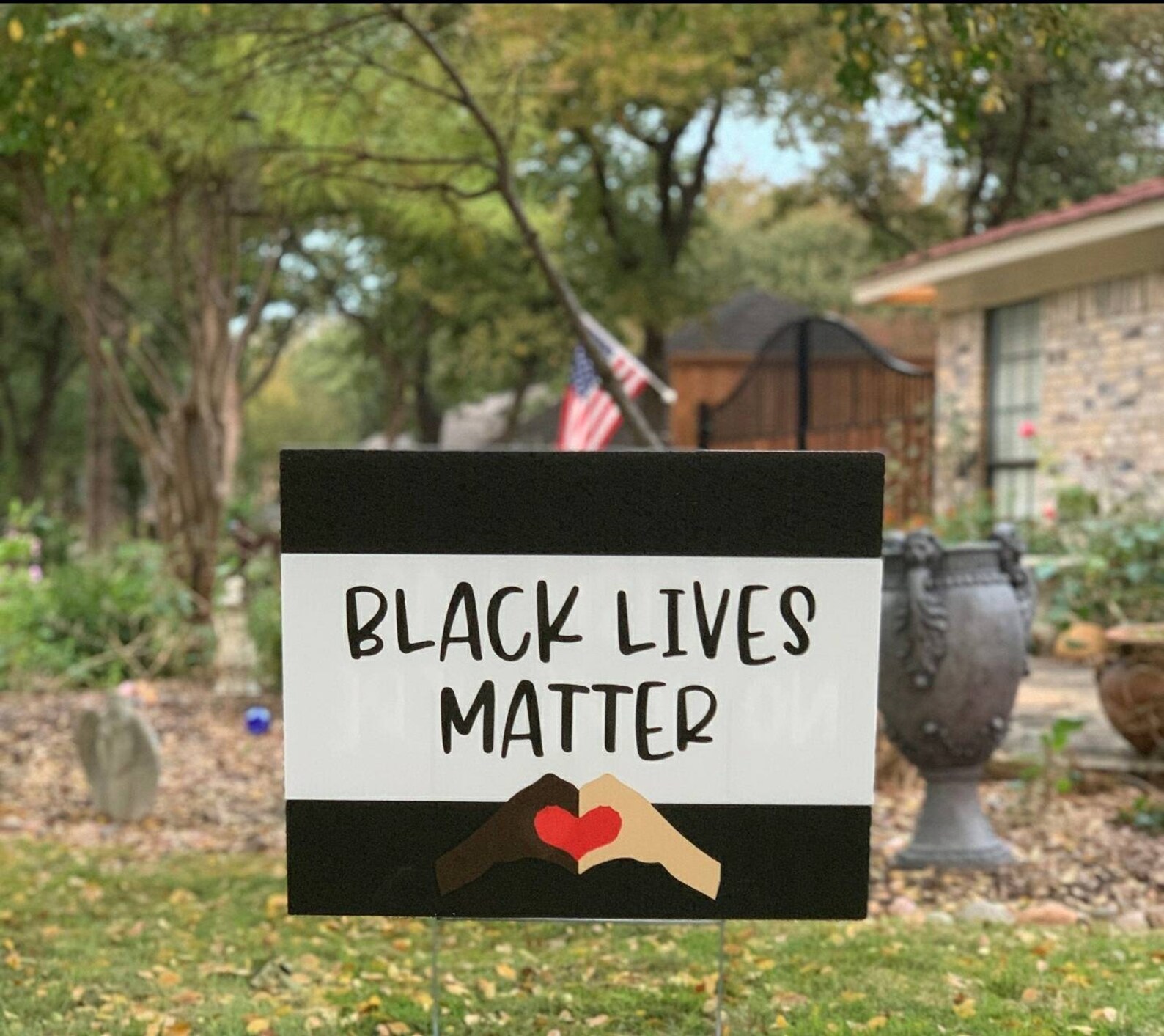 Black Lives Matter Yard Sign Black Lives Matter Sign Black | Etsy
