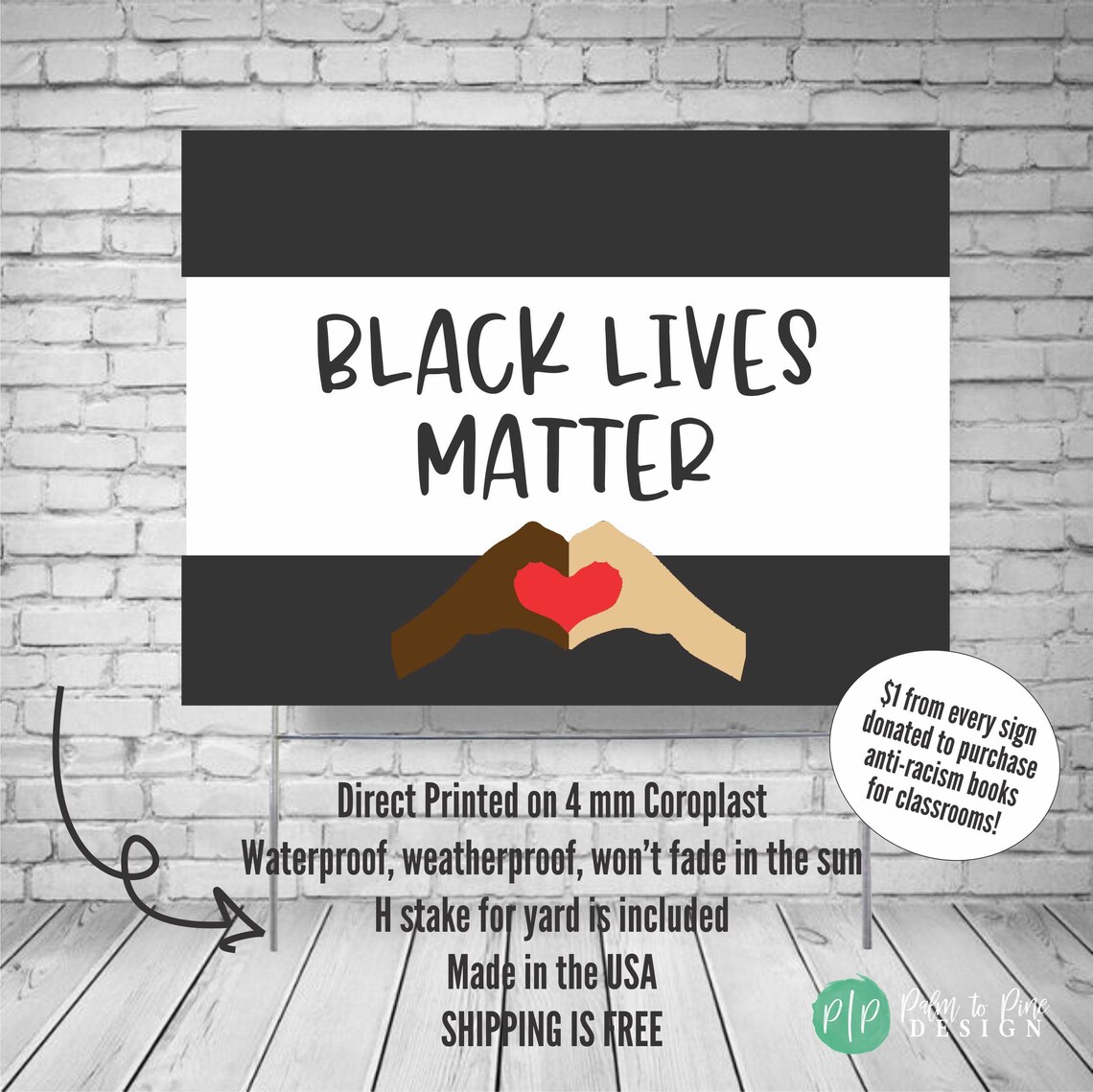 Black Lives Matter Yard Sign Black Lives Matter Sign Black - Etsy