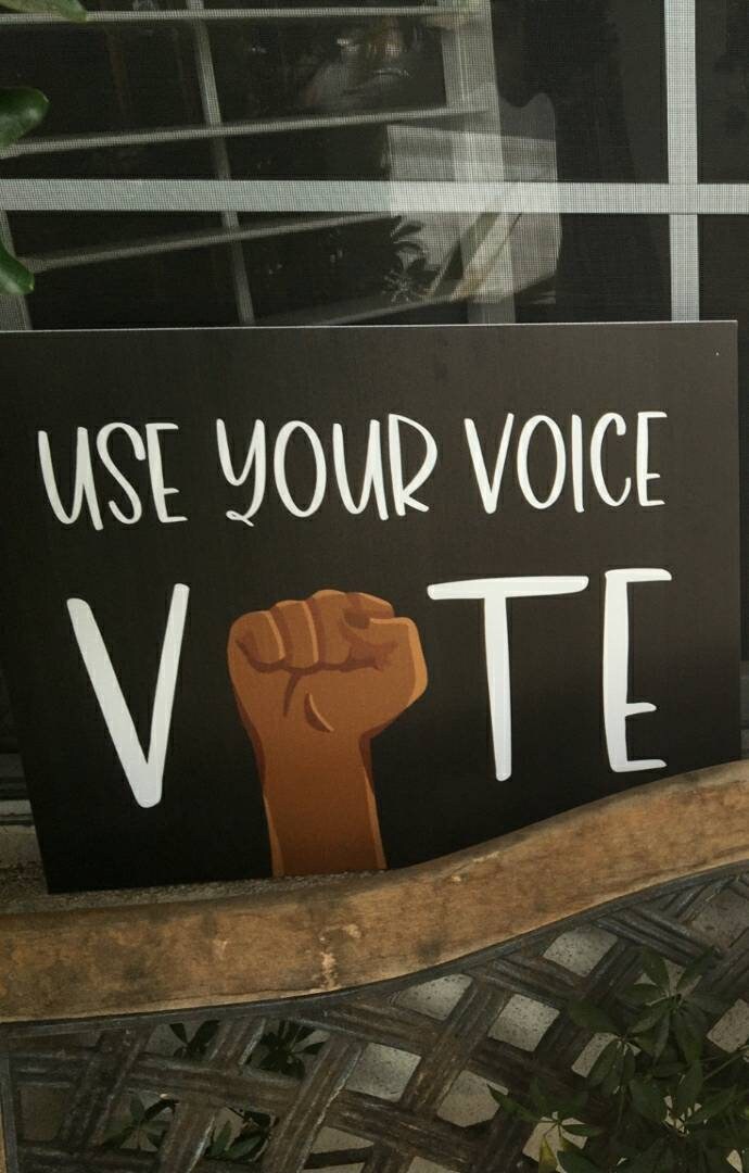Vote Yard Sign, Black Lives Matter Yard Sign, Black Lives Matter Sign ...
