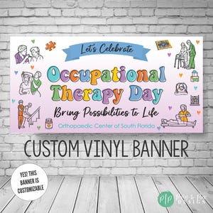 Occupational Therapy Month Appreciation Banner, Personalized ...