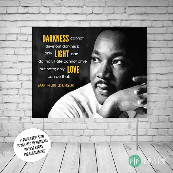 Mlk Sign - Etsy