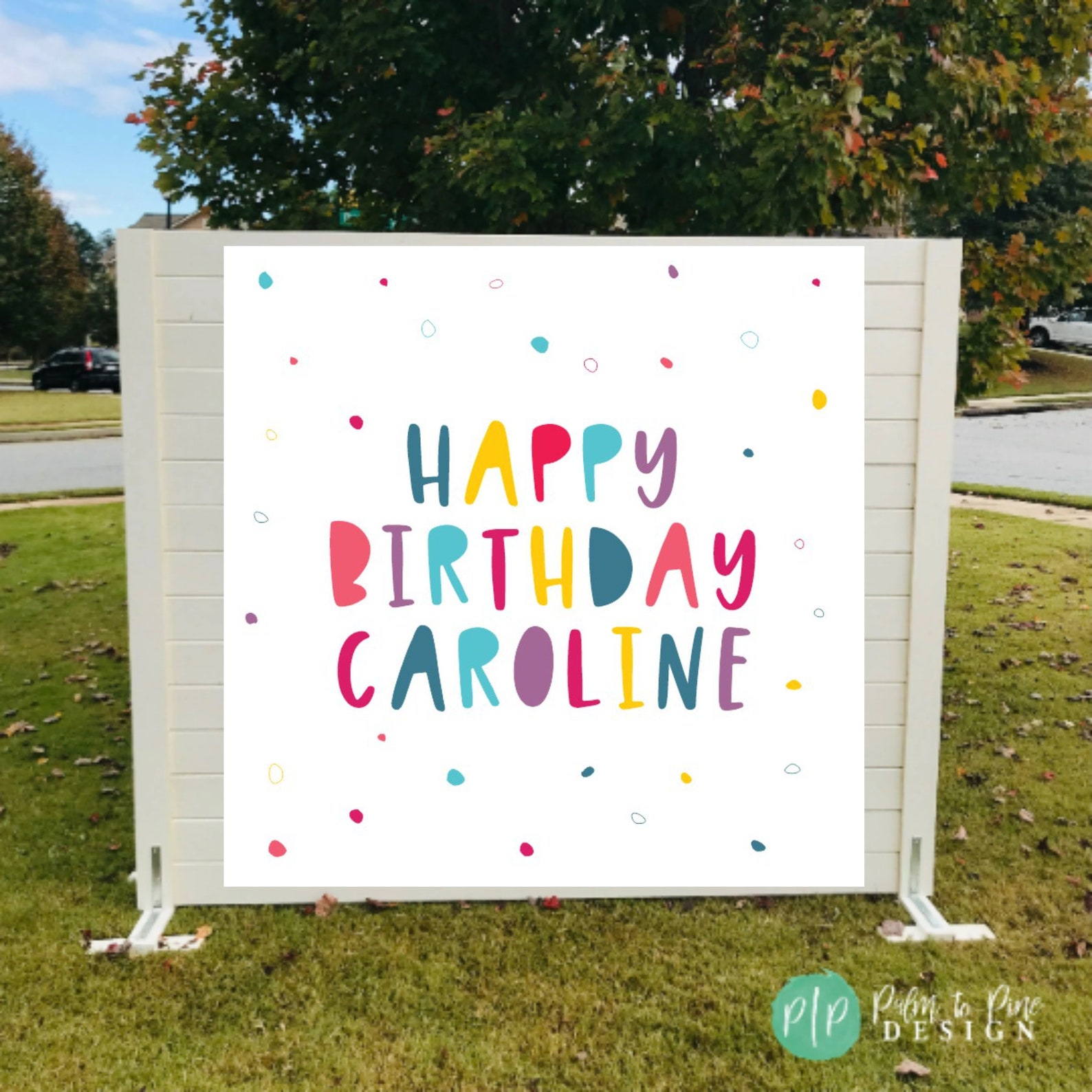 Birthday Backdrop Happy Birthday Banner Happy Birthday - Etsy