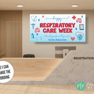 Respiratory Care Week Banner, RC Therapists Medical Appreciation Decor ...