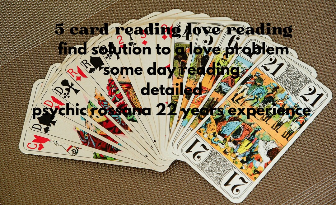 5 Card Love Reading, 6 Hour Relationship Reading, Problem Solving ...