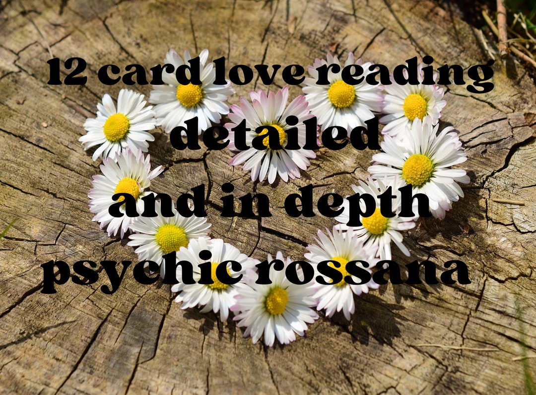 12 Card Love Reading, Same Day Love Guidance, Pdf File - Etsy