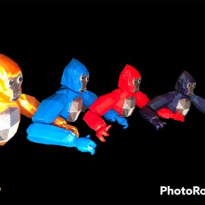 MINI Gorilla Tag Articulating Fidget With Hat. Mini Gorillas WITH FACES ...