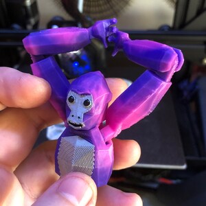 MINI Gorilla Tag Articulating Fidget With Hat. Mini Gorillas WITH FACES ...