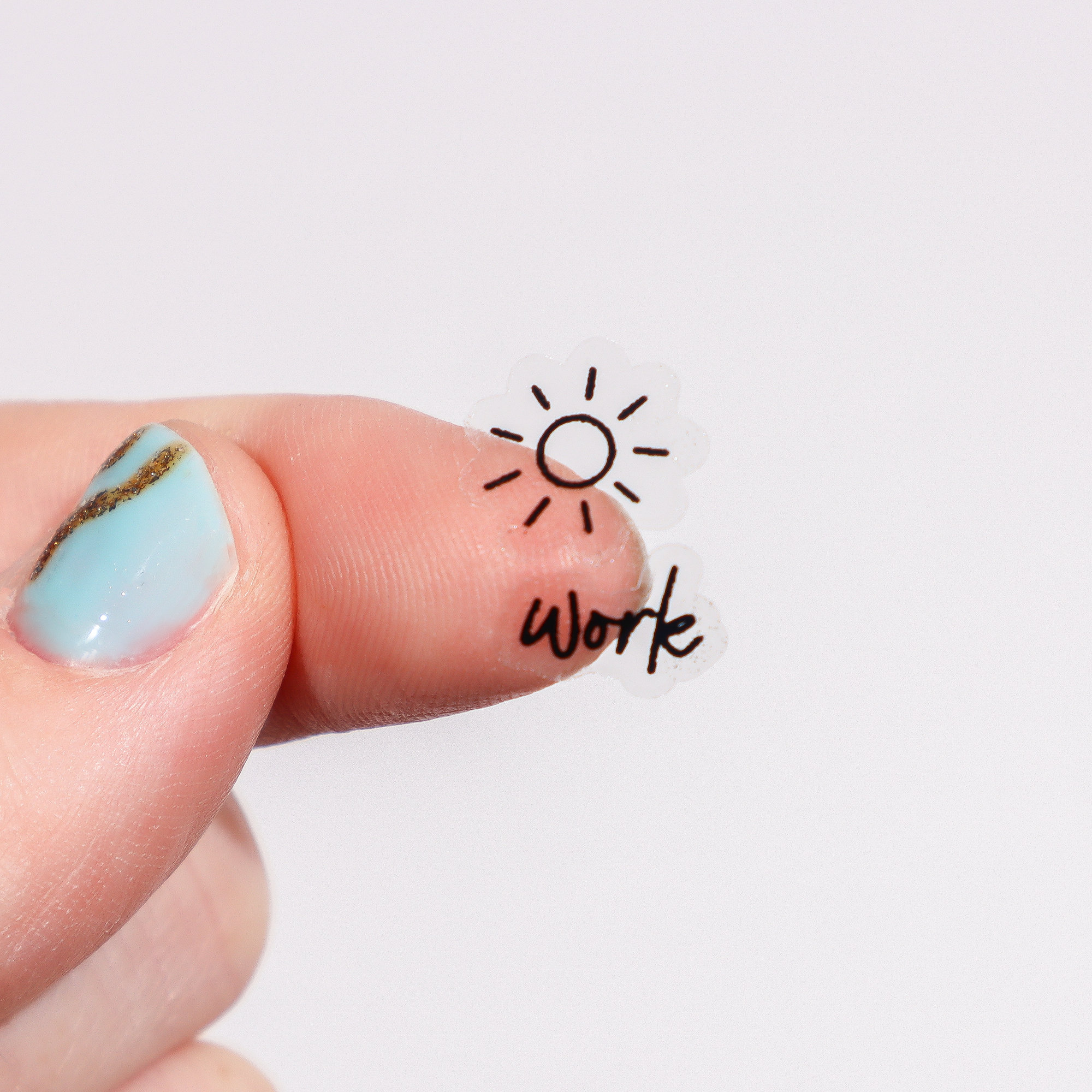 Productivity Black Clear Print Planner Stickers - Etsy