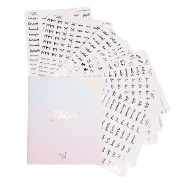 Student Planner Stickers - Etsy