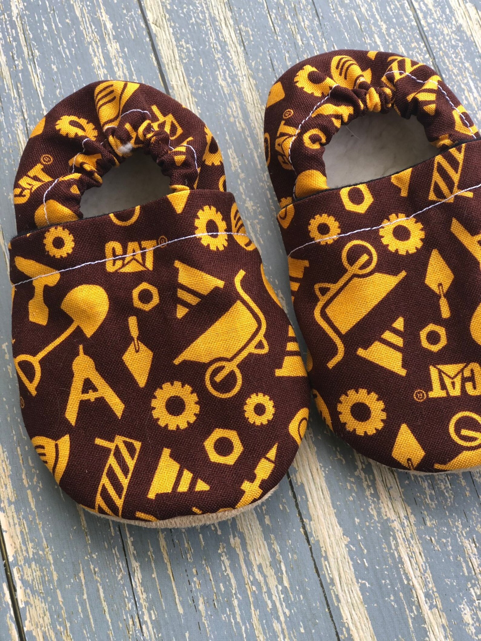 Construction Worker Man Baby Booties - Etsy