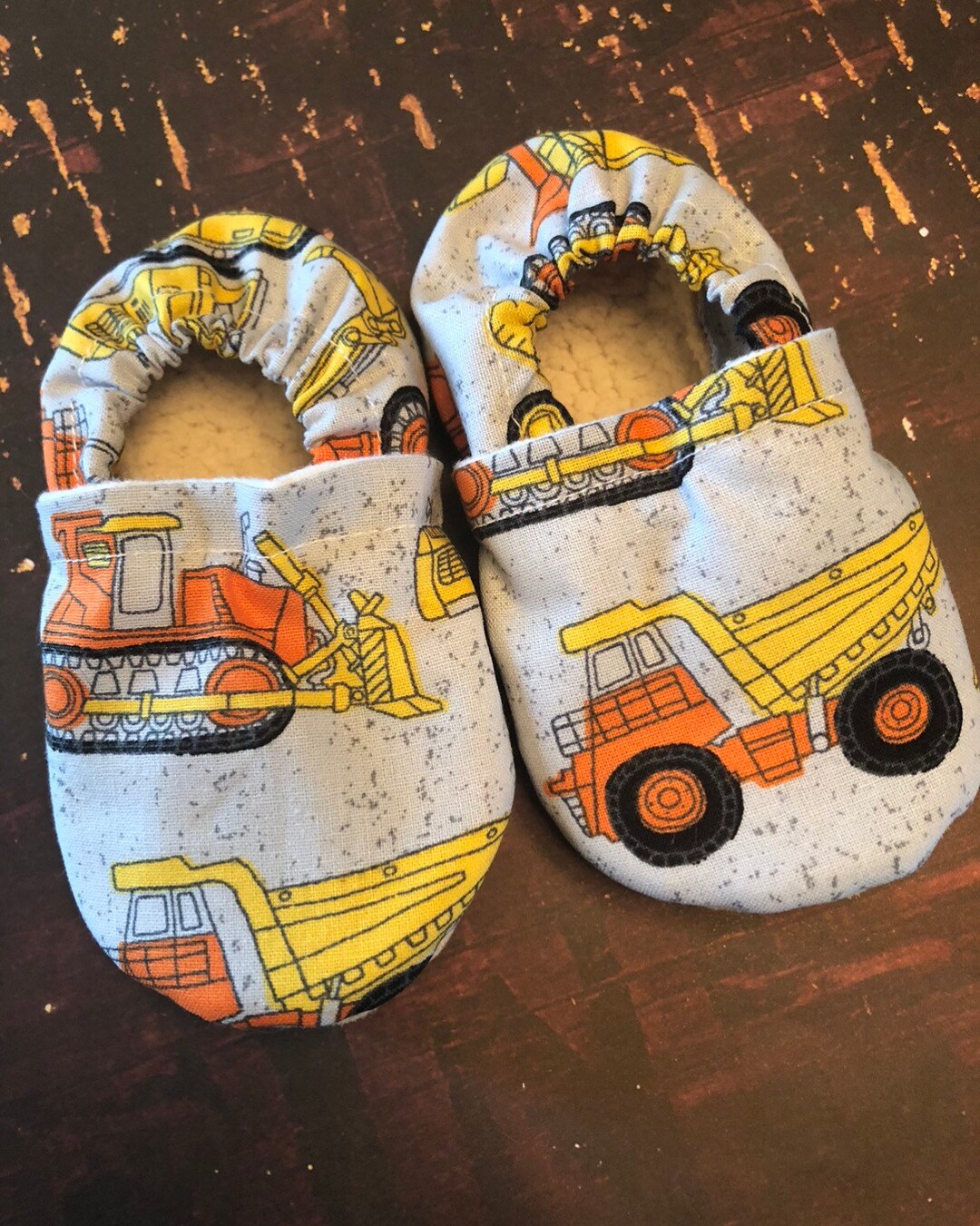 Construction Equipment Baby Booties - Etsy