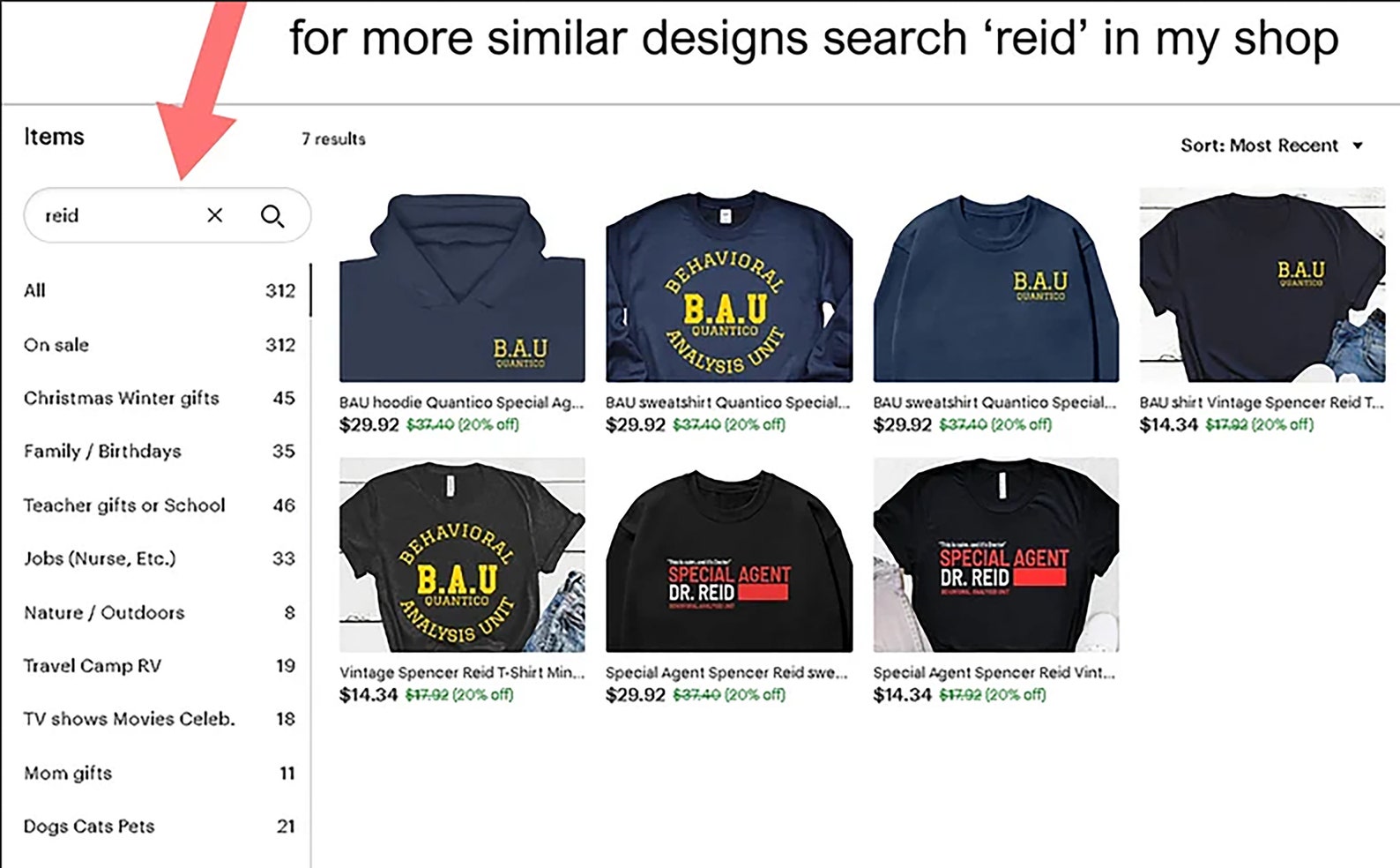 BAU Sweatshirt Quantico Special Agent Spencer Reid Back Print ...
