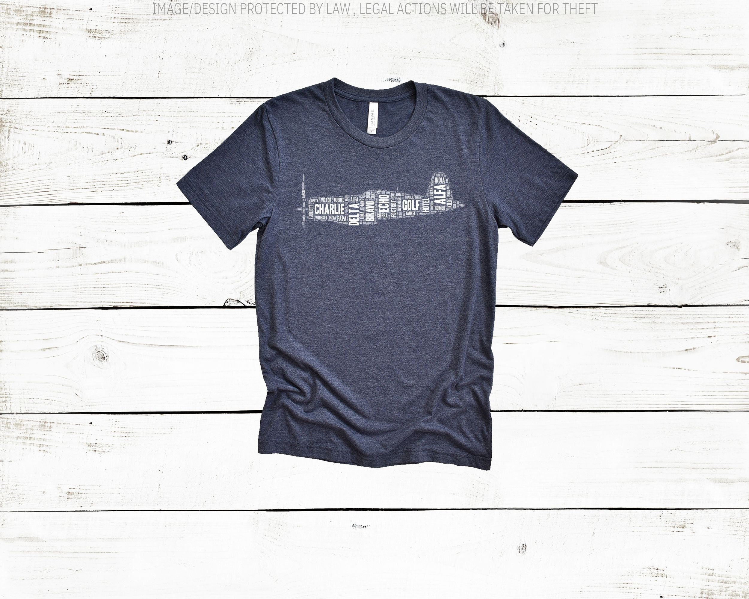 Full Phonetic Alphabet Plane Shirt WW2 Pilot Letters for Men - Etsy