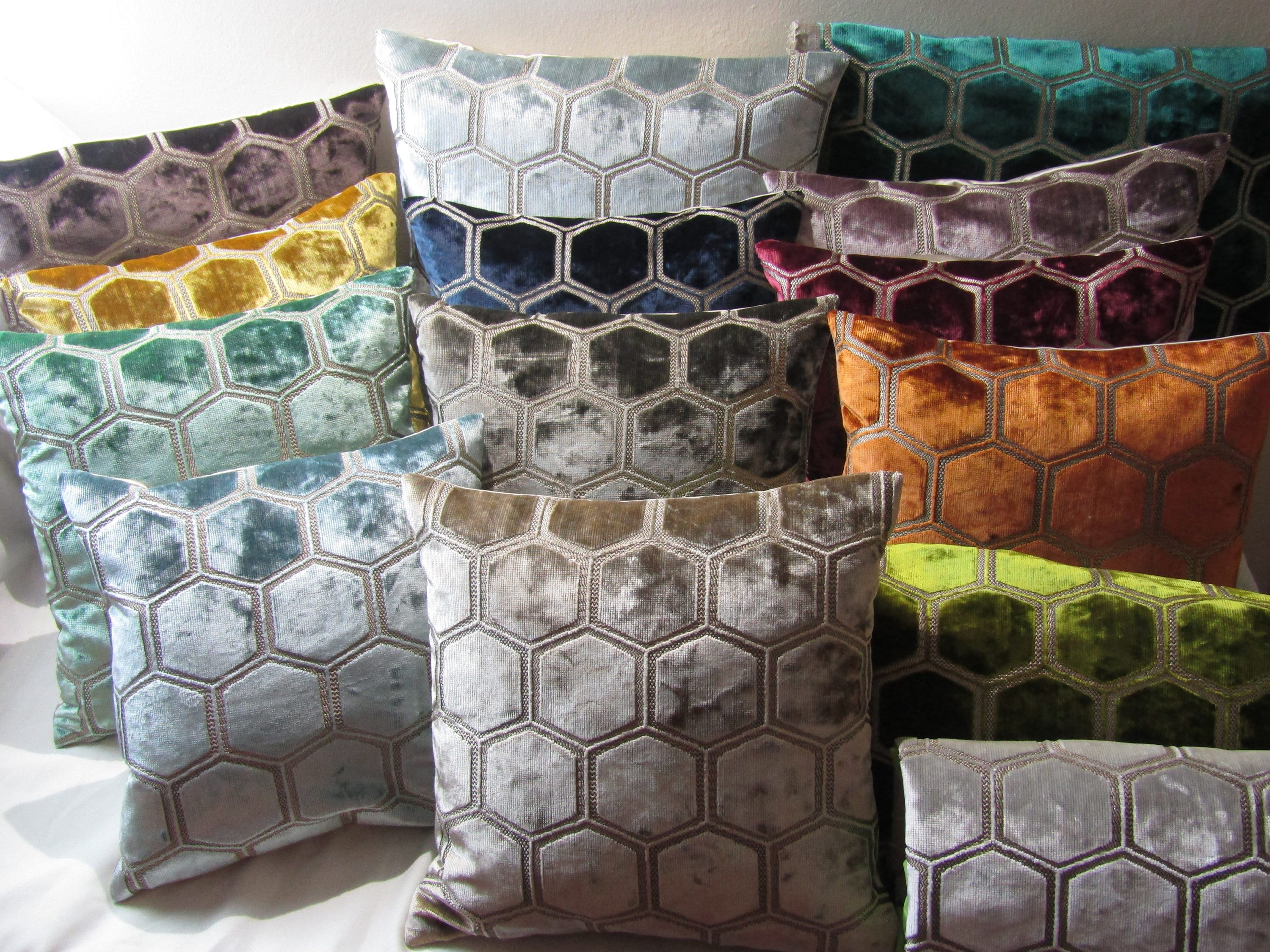 Designers Guild Fabric Manipur Azure Cushion Cover / pillow | Etsy