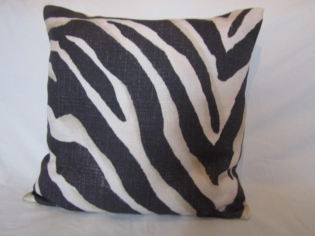 Designers Guild & Ralph Lauren Terranea Zebra Ebony Cushion Cover ...