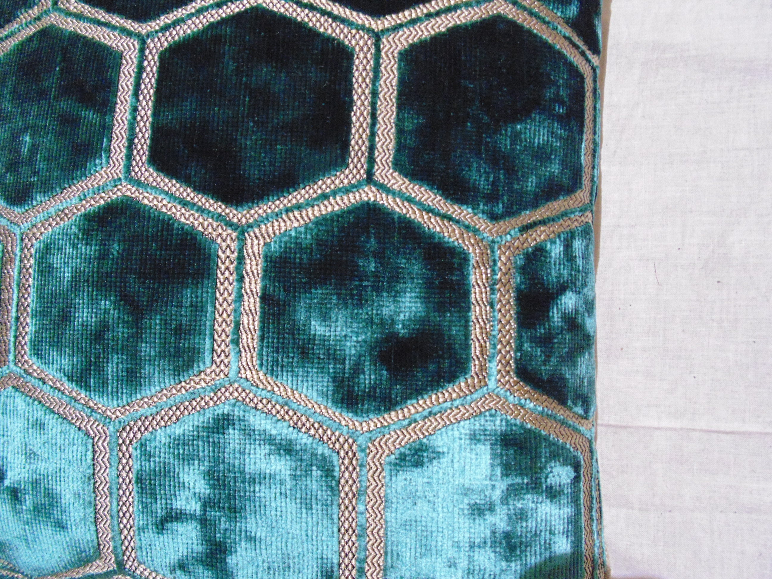 Designers Guild Fabric Manipur Azure Cushion Cover / pillow | Etsy