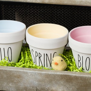 Rae Dunn Inspired Words "hello" "spring" "bloom" SVG, PNG, JPG Design ...