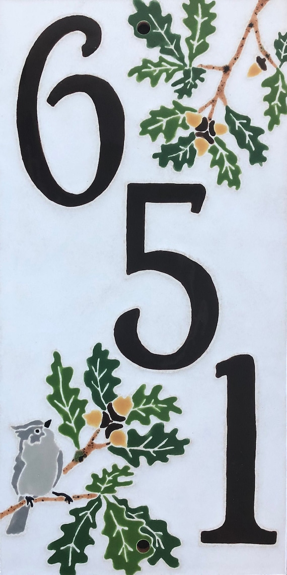 Bird Address Tile | Etsy
