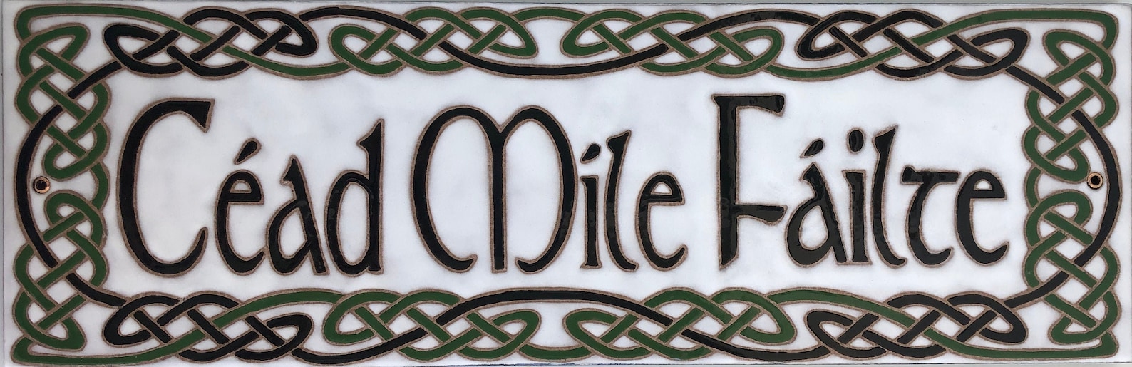 Cead Mile Failte Welcome Sign - Etsy