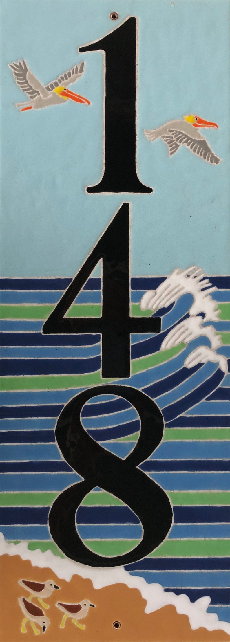 Wave Beach Sign - Etsy