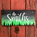 Galaxy Last Name Rustic Wood Sign Wedding Gift, Personalized Wood Sign ...