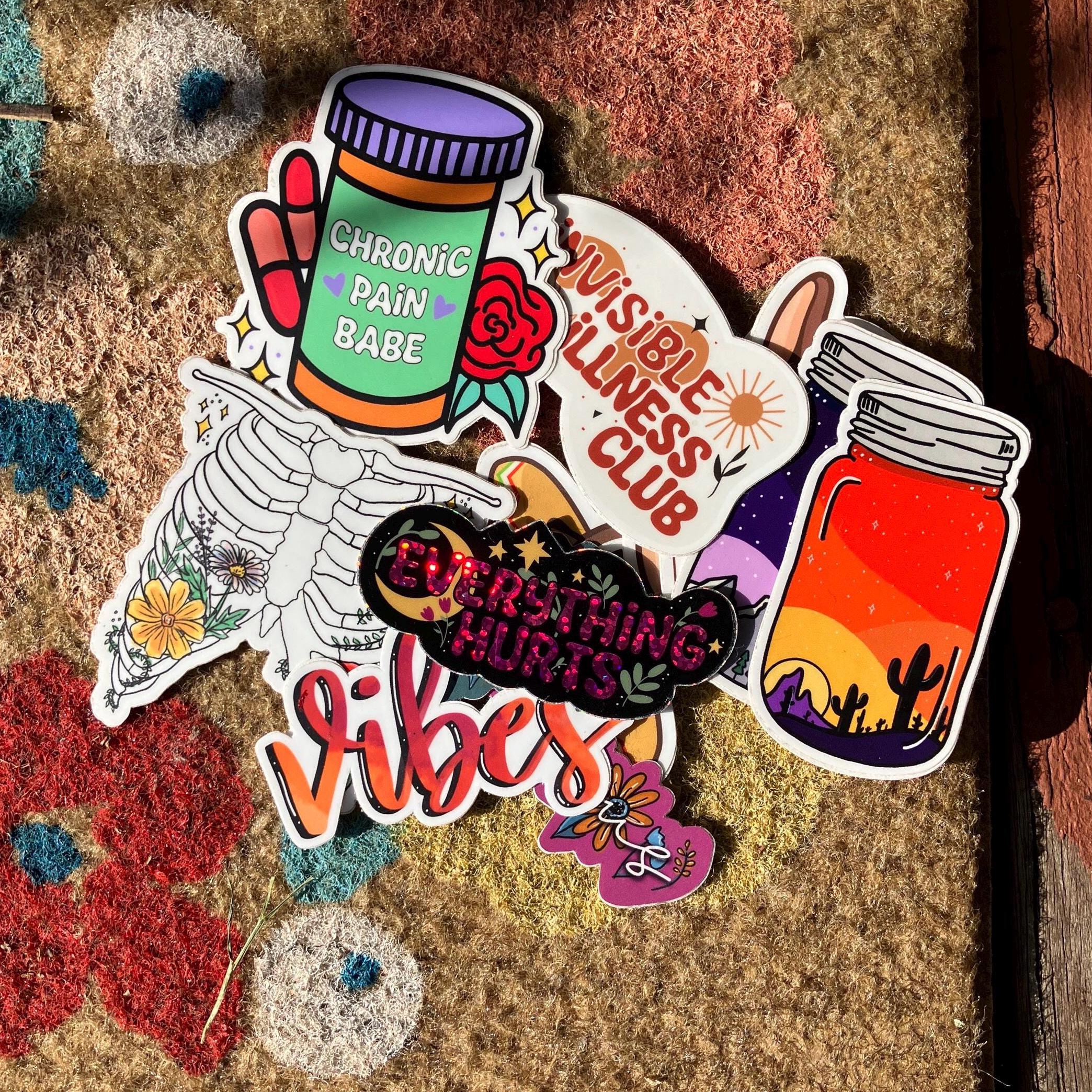 Invisible Illness Club Sticker | Waterproof Sticker | Vinyl Sticker ...