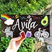 Custom Name Sign, Hand Painted Kids Room Wall Art, Personalized ...