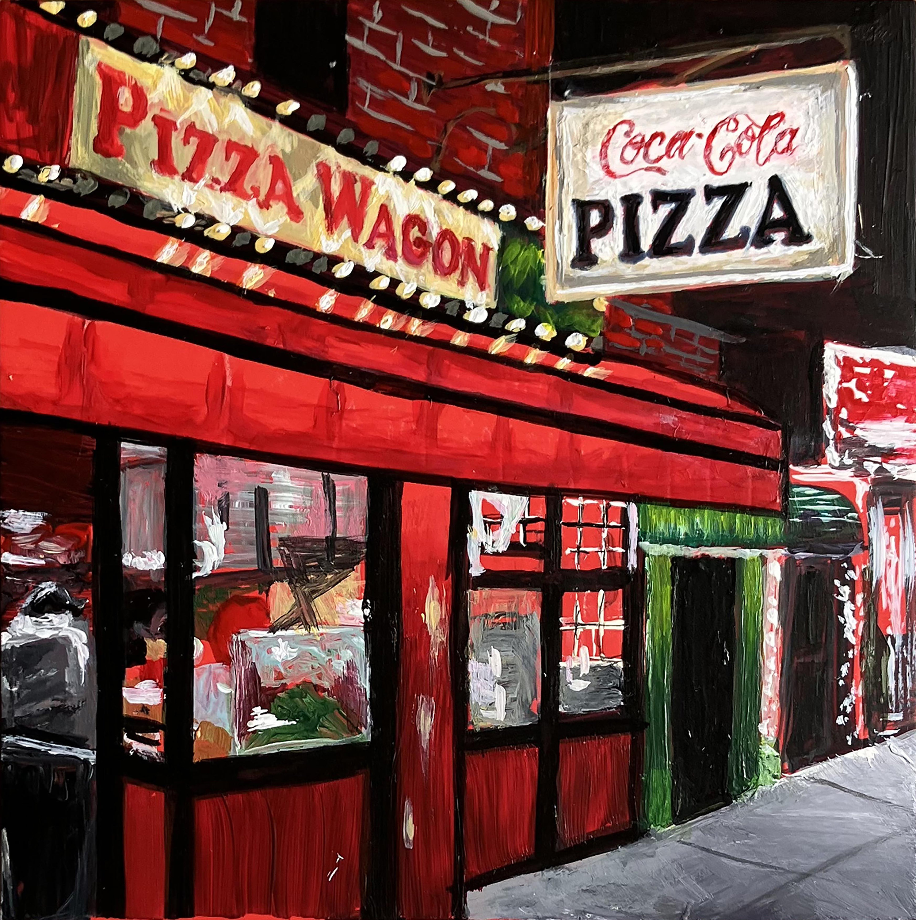 Pizza Wagon Bay Ridge Brooklyn Pizzeria New York City Slice Art Print ...