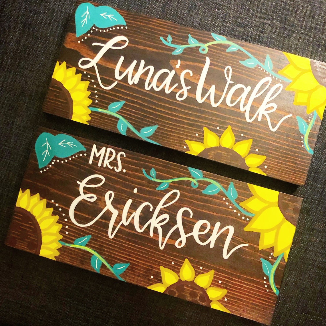 Teacher Sign Personalized Custom Teacher Sign Teacher Gift - Etsy