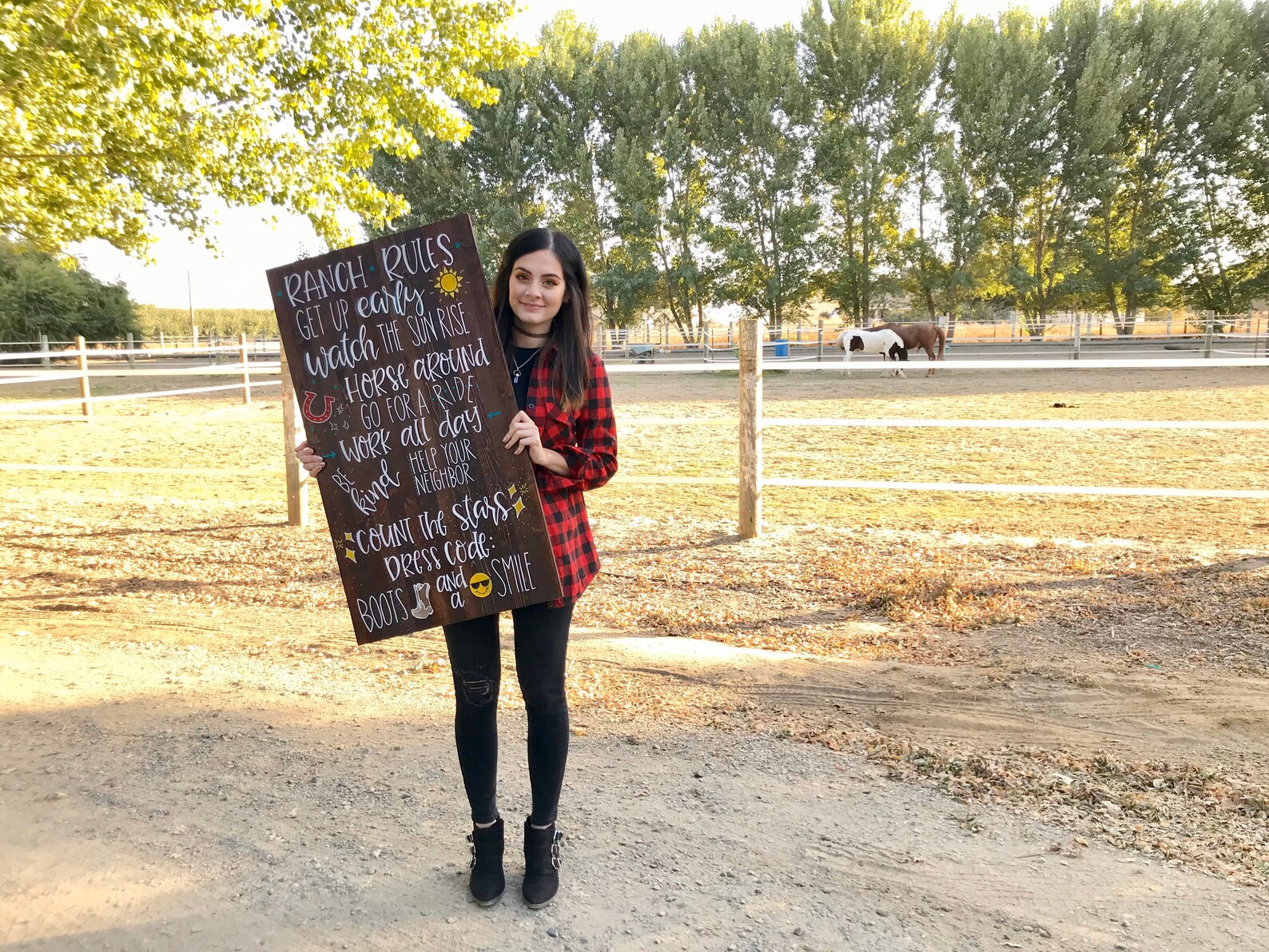 Ranch Rules Custom Personlized Hand Painted Wood Sign Rustic - Etsy