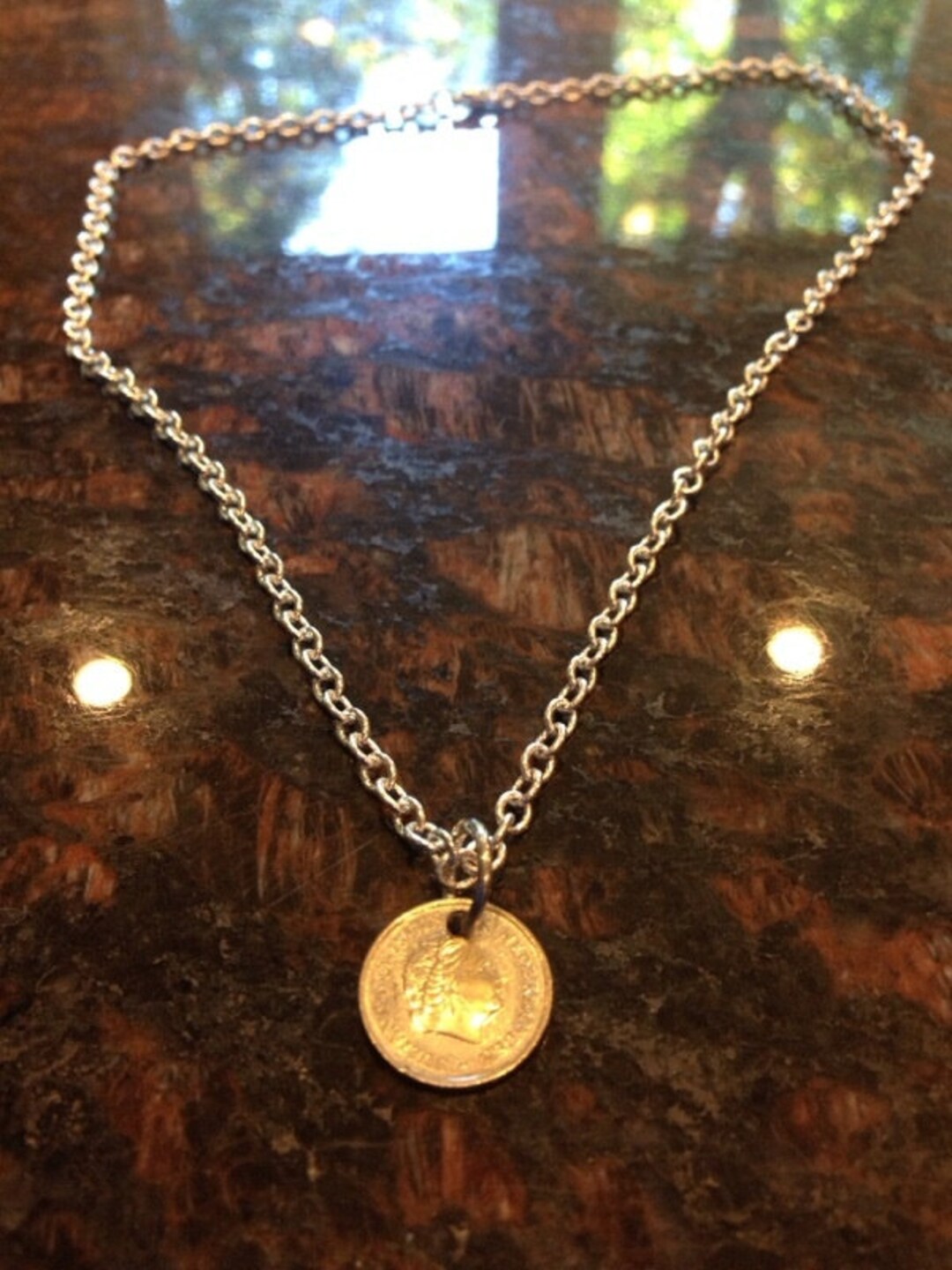 Netherlands 10 Cents Coin Necklace - Etsy