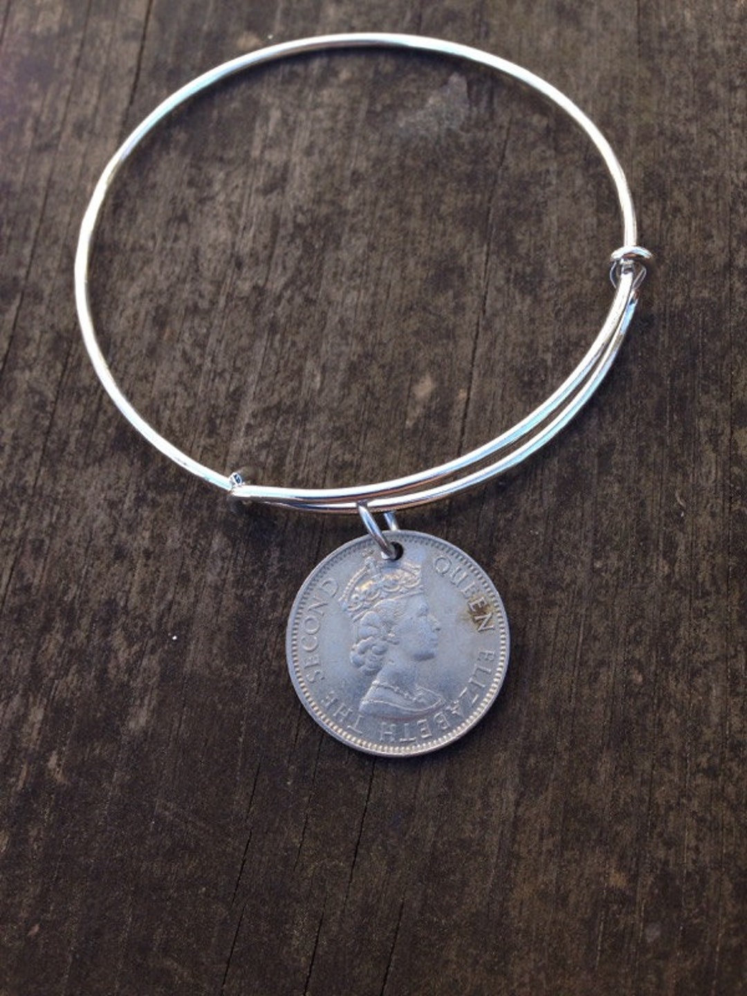 Belize 25 Cents Expandable Style Wire Bangle Bracelet - Etsy