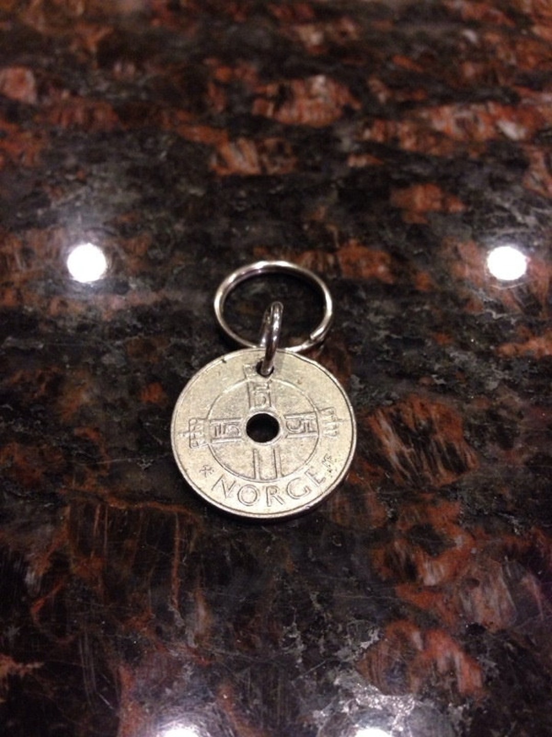 Norway 1 Krone Type 2 Keychain - Etsy