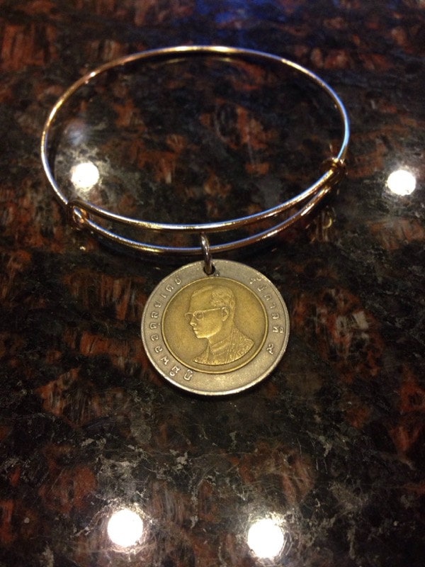 Thailand 10 Baht Expandable Style Wire Bangle Bracelet | Etsy