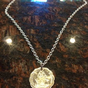 Bahamas 10 Cents Coin Necklace - Etsy