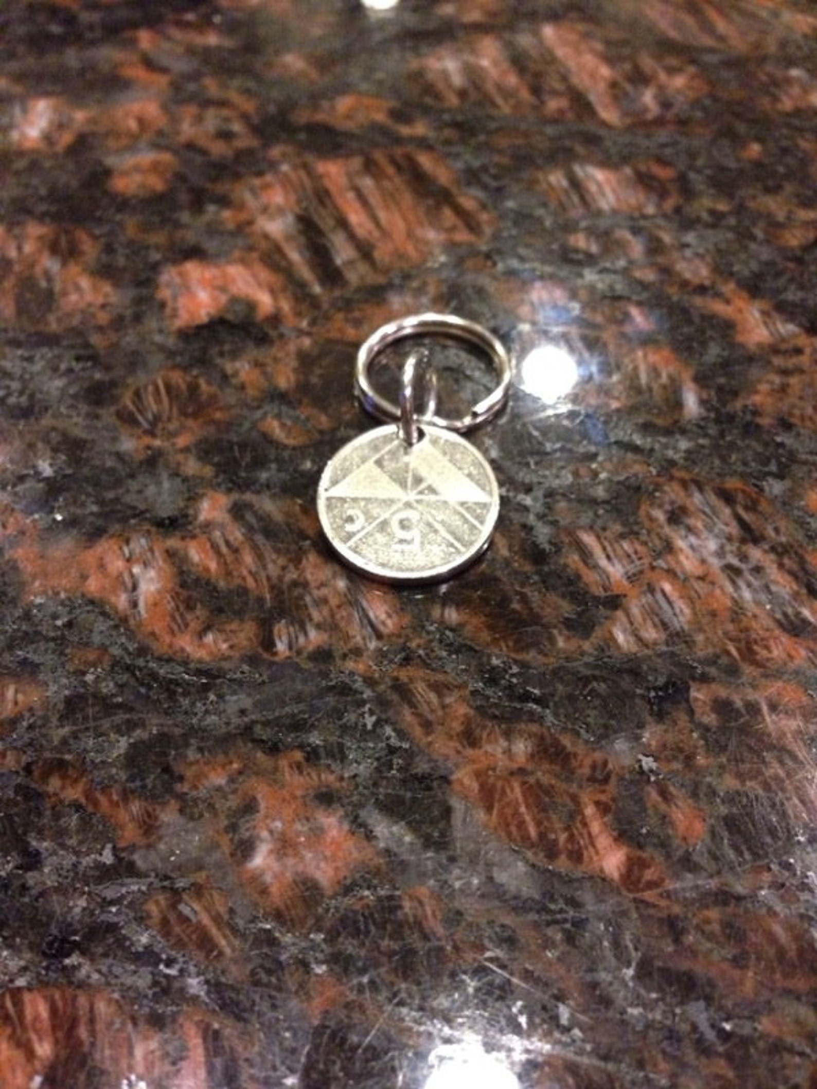 Aruba 5 Cents Coin Keychain - Etsy