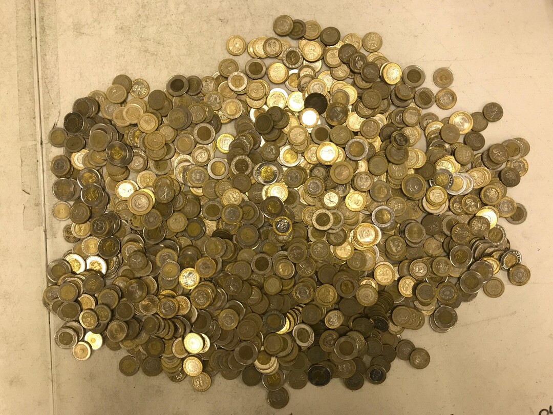 1,000 Bi-metallic Two-toned Mixed World Coins for Jewelry and Crafts ...