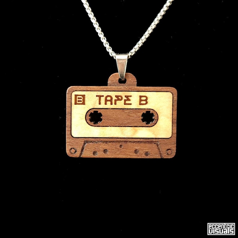 Tape B Pendant - Tape B Inspired Hardwood Inlay Pendant | Edm | Dubstep ...